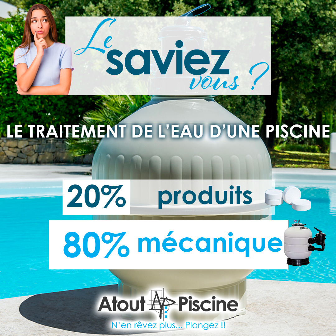 Le traitement de l'eau d'une piscine - Atout Piscine