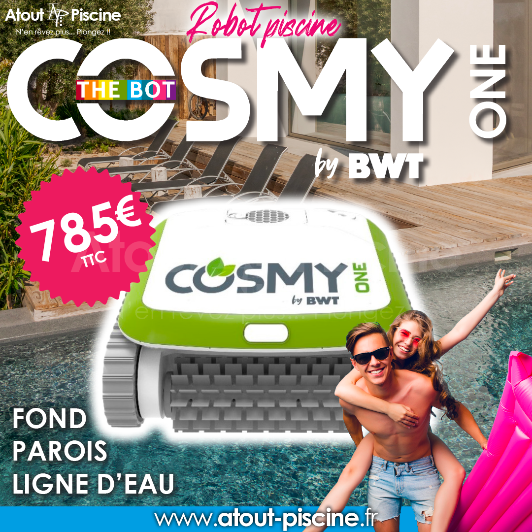 Robot piscine Cosmy One by BWT - Atout Piscine
